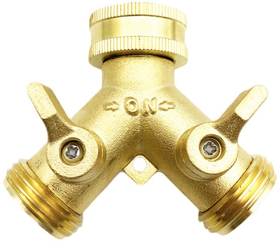 Y-stuk 3/4 - Buitenkraan - Y Stuk kraan - Hoge kwaliteit kraan splitter - geschikt... | bol
