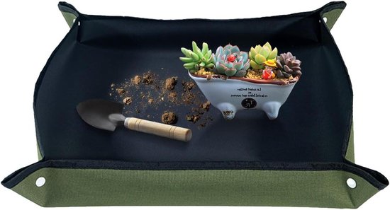 Verpotmat 50 x 50 cm waterdicht voor binnenplanten - draagbare tuinmat ...