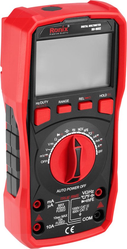 RONIX Digitale Multimeter – True RMS – AC/DC Spanningsmeter ...