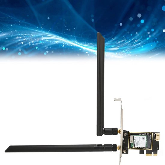 WiFi 6E AX210NGW PCIE WiFi-kaart Tri-band Draadloze Adapter - 2.4 GHz 5 GHz 6 GHz -... | bol