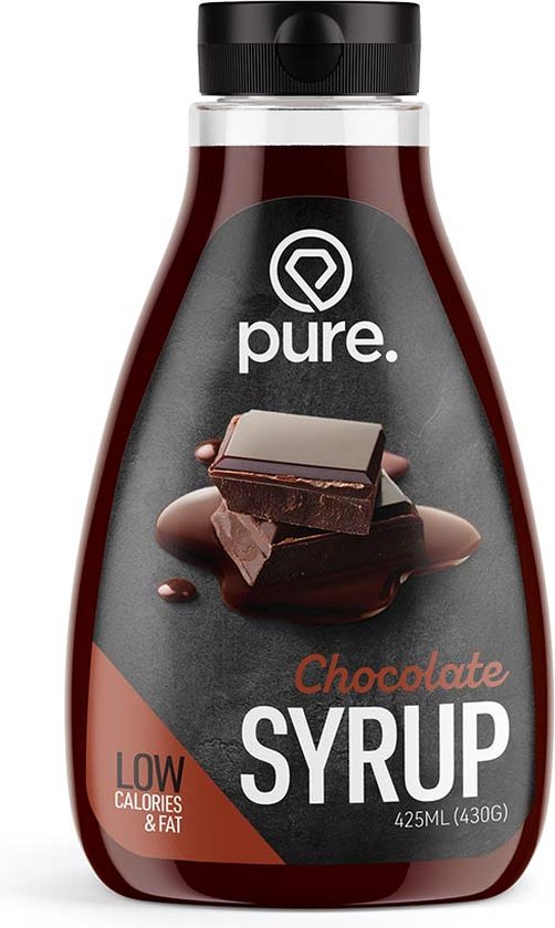 Pure. Low Carb Syrup - Maple - 425ml - caloriearm & vetarm | bol