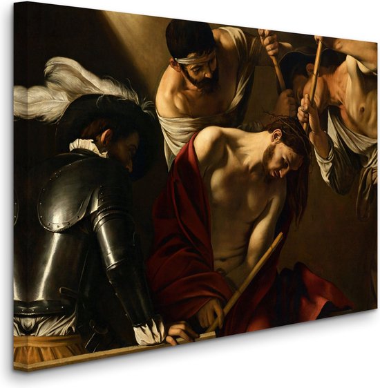 Caravaggio - The Crowning with Thorns - De doornenkroning (1602) - 2:3 | bol