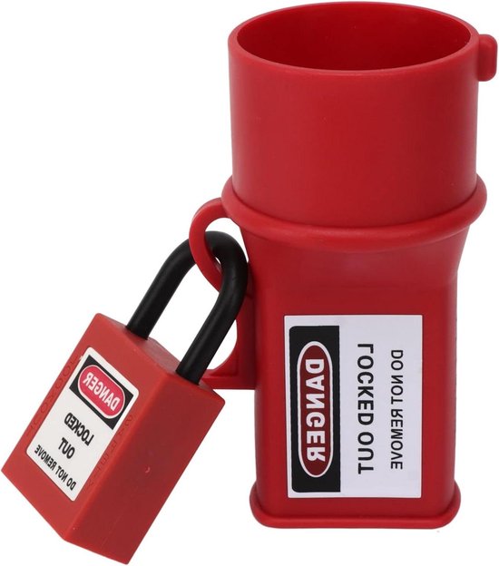 Socket Lockout Lock Portable Plug Lockout Padlock Set - Industrial Plug ...