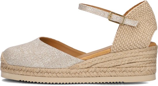 Unisa Cisca Espadrilles - Zomer Schoenen - Dames - Goud - Maat 38 | bol