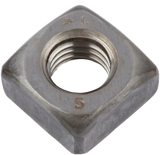 Wurth - DIN 557 blank staal 5 - Vierkantmoer DIN 557, staal 5, blank ...