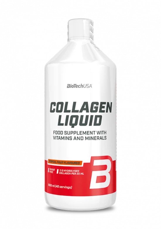 Liquid Collagen BiotechUSA Vloeibare Collageen (1000ml) - smaak: Forest ...