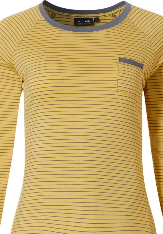 Moderne gele pyjama strepen | bol.com