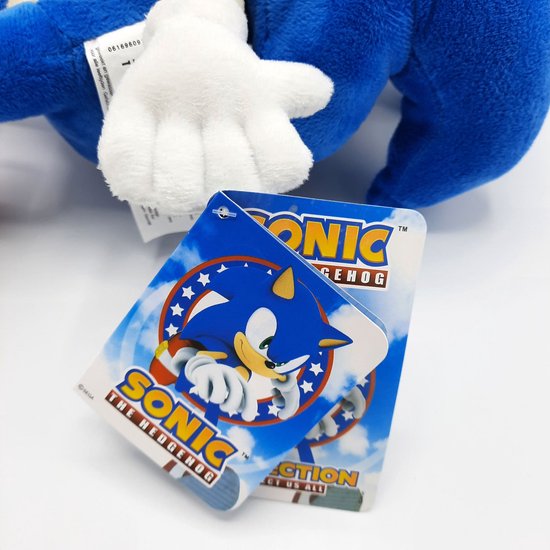 Sonic The Hedgehog - Knuffel - Pluche - Blauw - 32 cm | bol