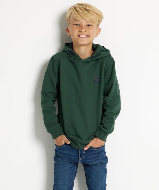 TerStal Jongens / Kinderen Europe Kids Uni Trui Met Capuchon Groen In Maat 134/140 | bol