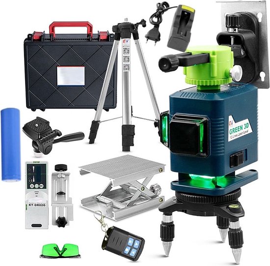 Happyment Zelfnivellerende Kruislijnlaser PRO - Laserwaterpas ...