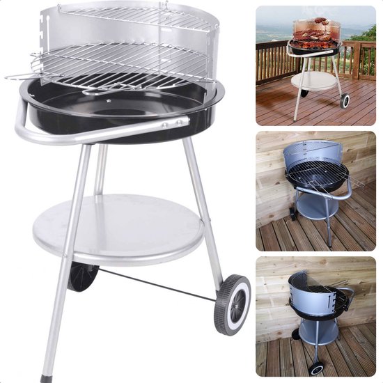 Barbecue à Charbon de Luxe Cheqo® - Barbecue - BBQ Mobile - 4 Hauteurs ...
