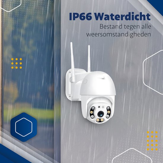 Teceye - Beveiligingscamera voor Buiten – Bewakingscamera – Buiten Camera -... | bol