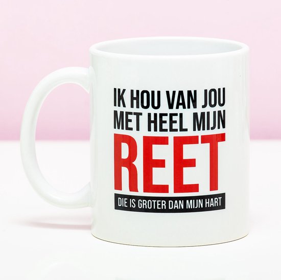 Ditverzinjeniet.nl Mok Ik Hou Van Jou Met Heel Mijn Reet | bol
