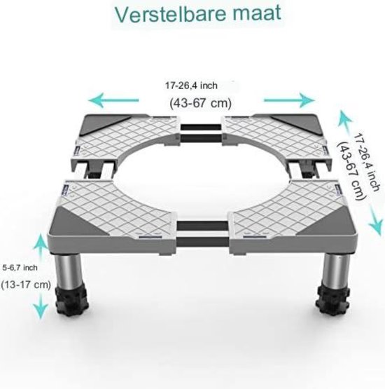 Wasmachine Verhoger - Wasmachine Sokkel | bol