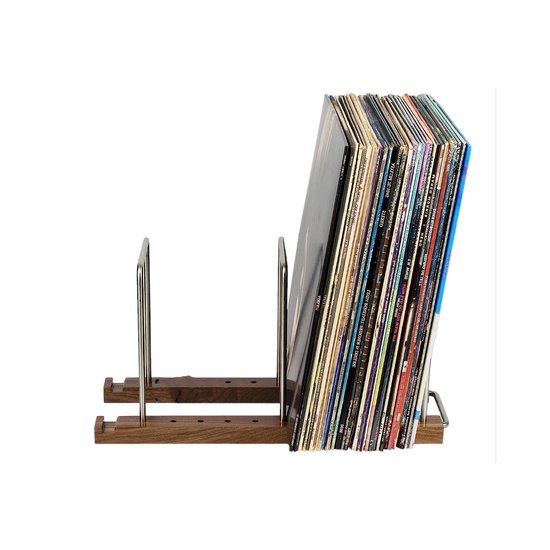 LP Opbergsysteem - Zwart met Hout - LP Kast - LP Houder - Lp Opbergrek ...