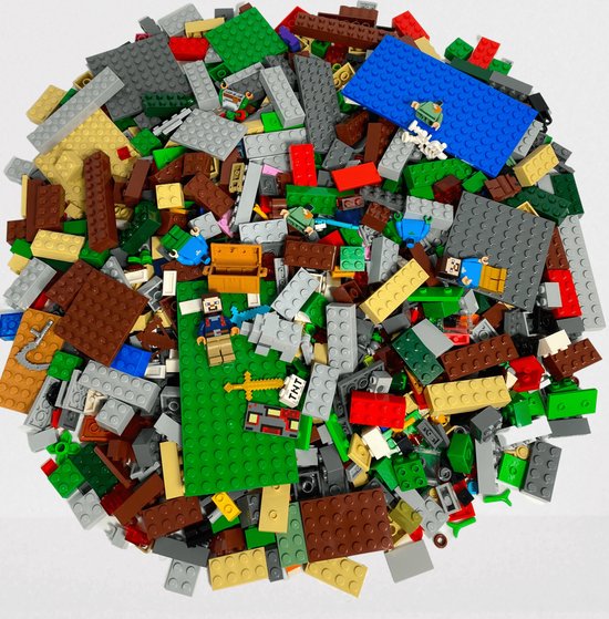 Originele Minecraft Mix Gemengde Kleuren NIEUW! Hoeveelheid 500x | bol.com