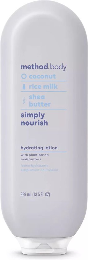 Method Simply Nourish Body Lotion Milk, Coconut & Shea - 399ml | bol
