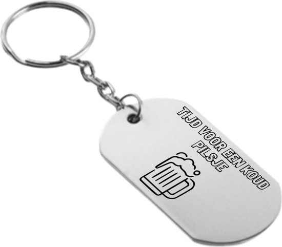 Akyol - tijd voor een koud pilsje sleutelhanger - Bier - familie ...