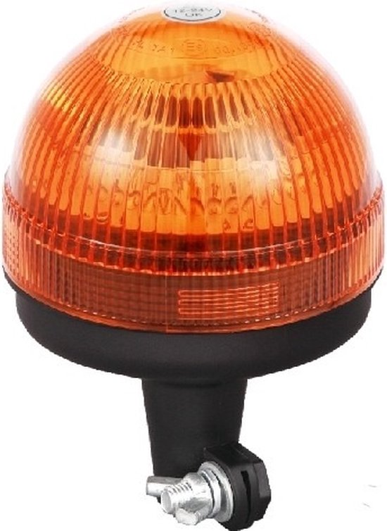 ORANJE dak zwaailicht - 8 LED - R10 / R65 - Beugel bevestiging | bol.com