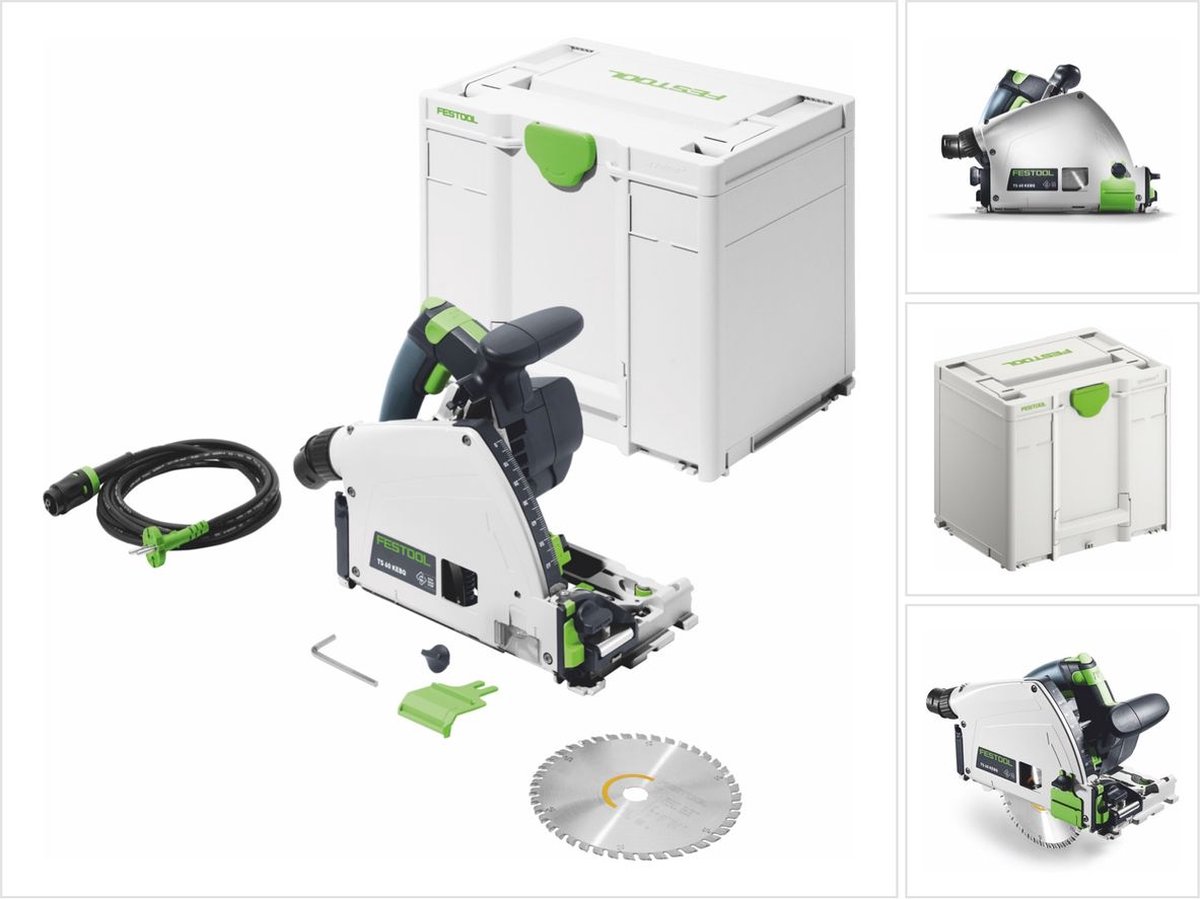Festool TS 60 KEBQ-Plus Invalzaag in Systainer - 576721 | bol