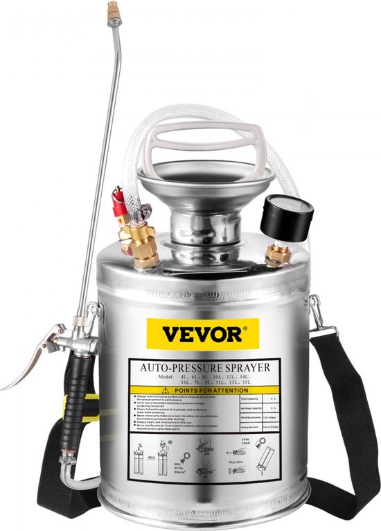 Sprayer Tuinsproeier Roestvrijstalen Sproeier Beton Toepassingen ...