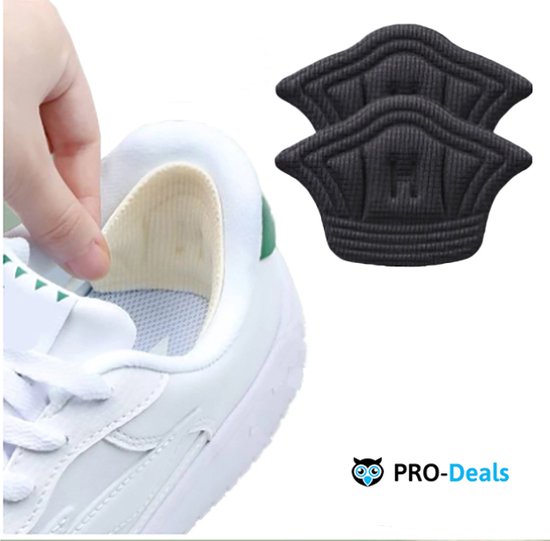 PRO-Deals® | Hielzooltjes | Type 2 | Verdikt hielkussen | Kleur Zwart ...