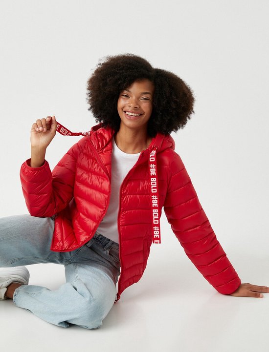 Koton Inflatable Jacket Hooded Letter Printed | bol.com