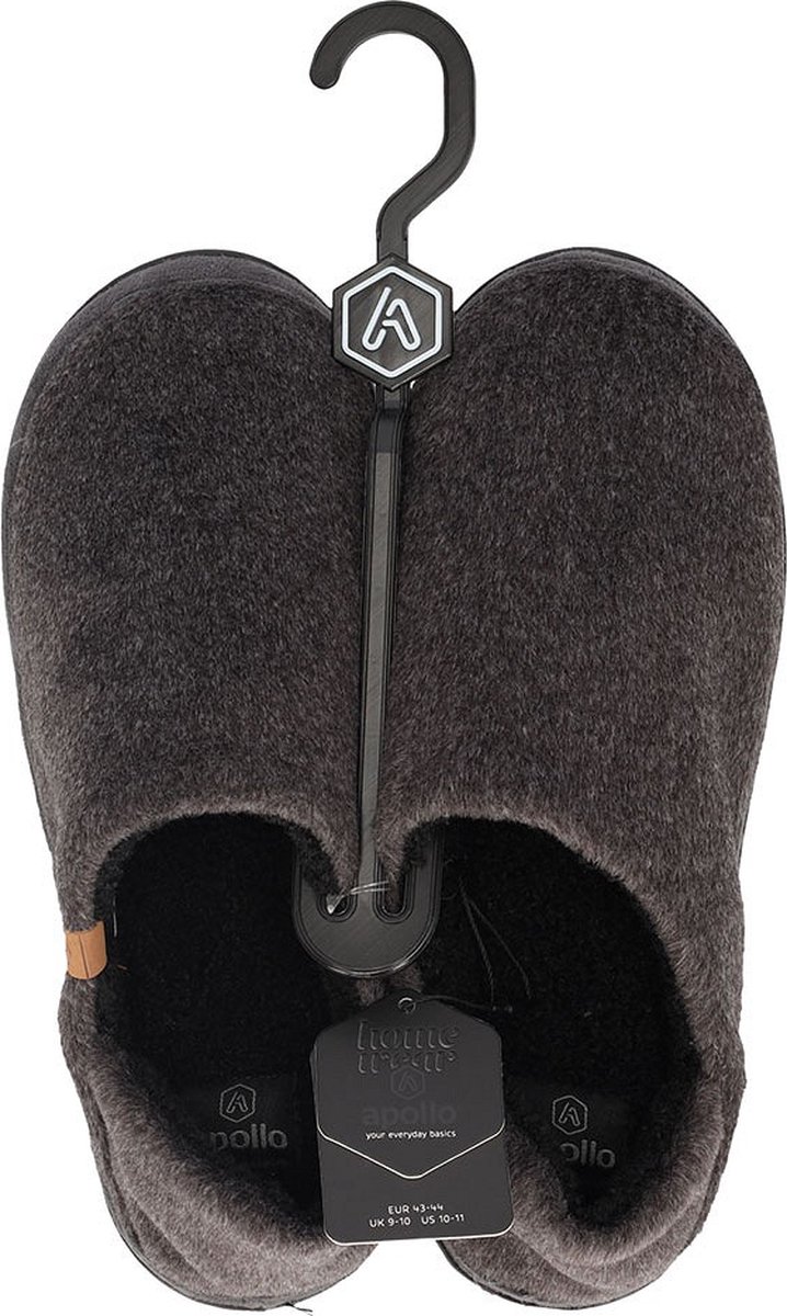 Apollo Pantoffels Heren Sneakers Vilt Grijs | bol.com