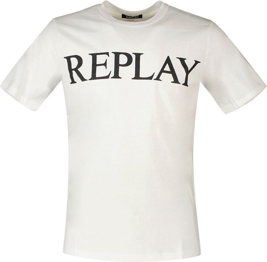 Replay M6475 .000.22980p T-shirt Met Korte Mouwen Wit 2XL Man | bol.com