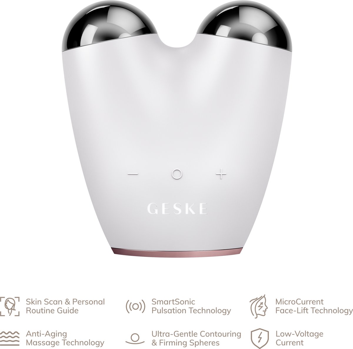 GESKE | SmartAppGuided™ SmartAppGuided™ MicroCurrent Face Lifter | 6 op ...