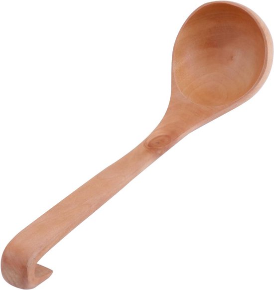 Houten soeplepel, houten pollepel, houten sauzenenkels, soeplepel van ...