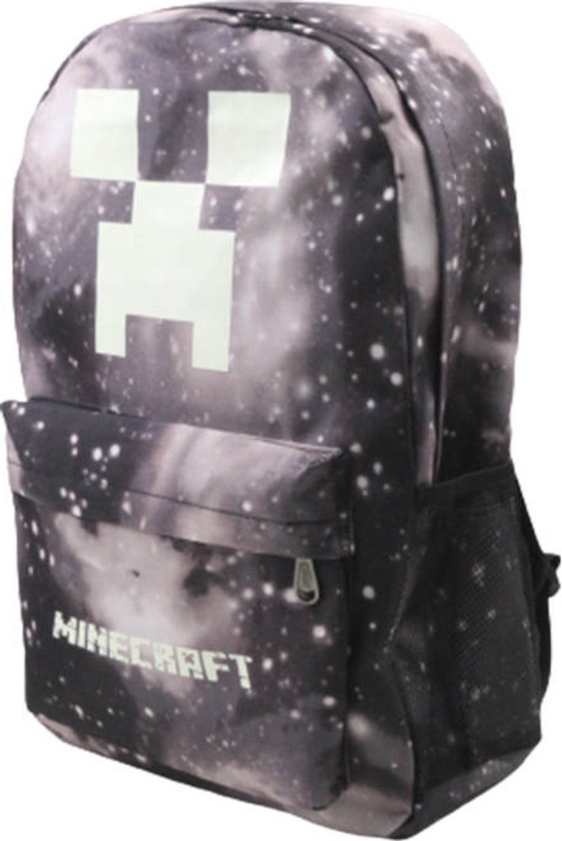 Minecraft Rugzak | Rugtas | Schooltas | Tas | Grijs Groen | 17 liter ...