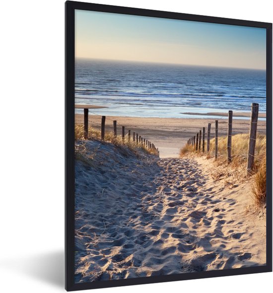 Fotolijst incl. Poster - Strand - Zee - Nederland - Duinen - Zon ...