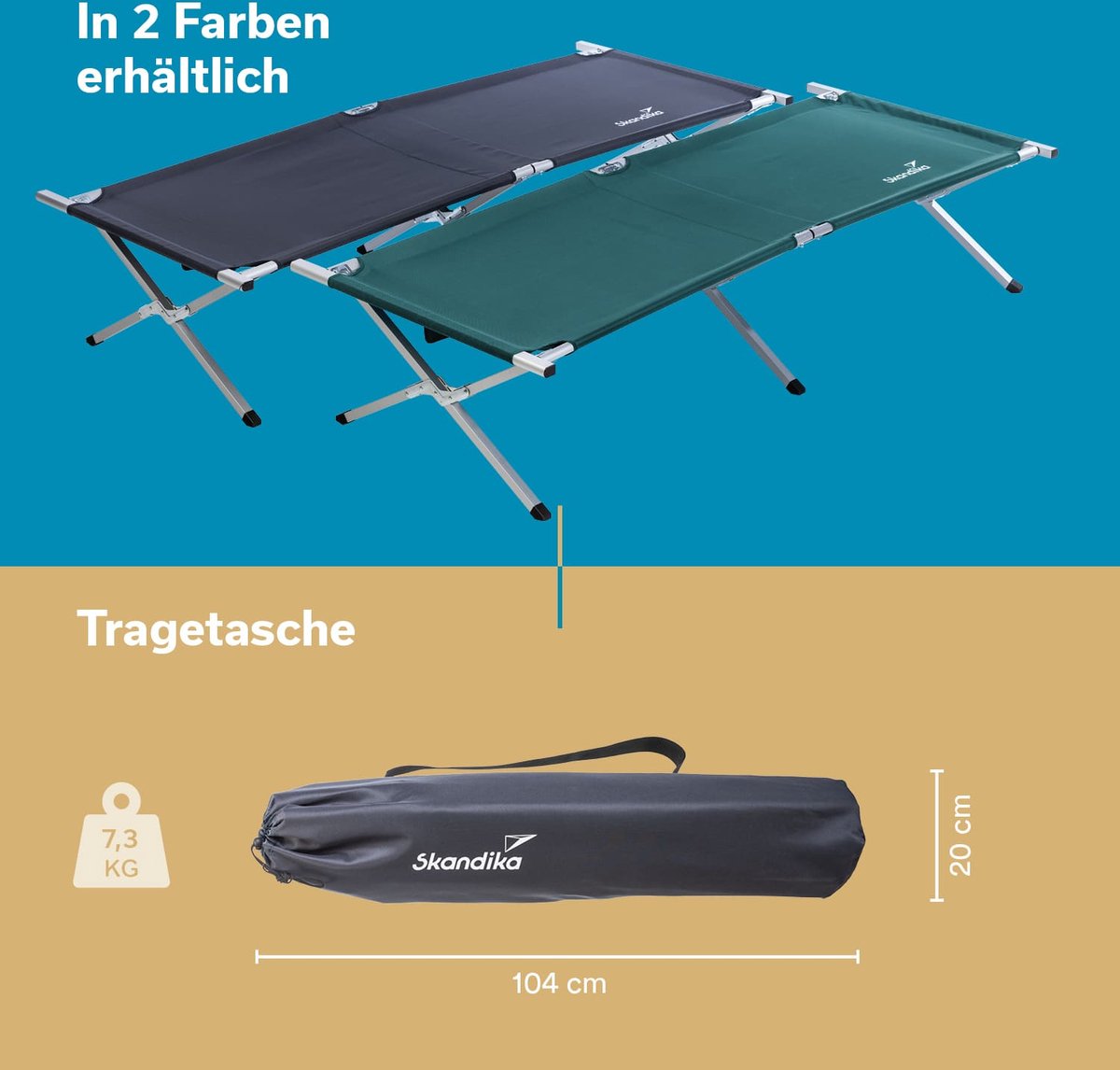 Skandika Vuoma Ligbed – Ligbedden – Veldbed – Ligstoel tuin ...