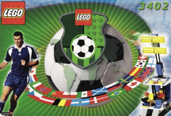 Lego - Grandstand with Lights - 3402 - Lego voetbal | bol
