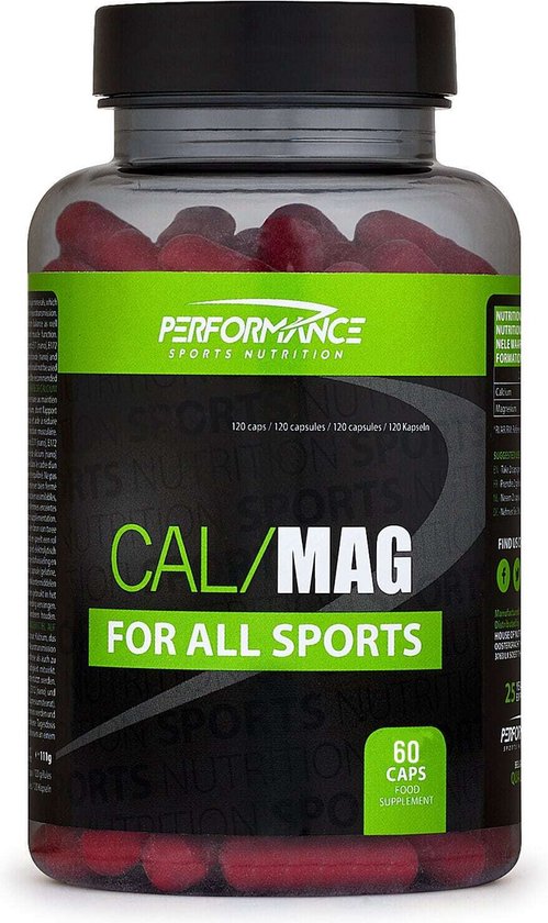Performance - CAL/MAG (120 capsules) - Calcium - Magnesium tabletten | bol