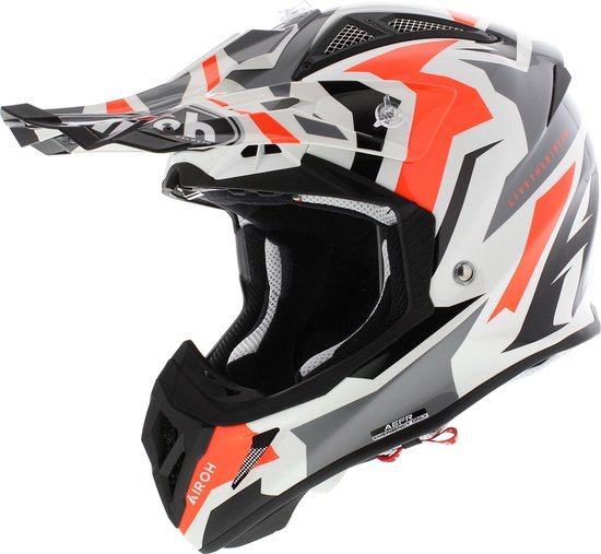 Airoh Aviator Ace Swoop Orange Helmet - Maat L - Helm | bol