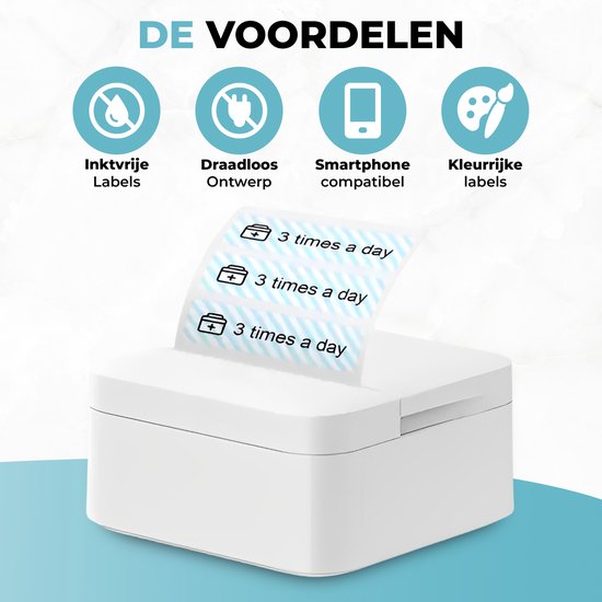 YE® Labelprinter Pro 2023 - Labelmaker - Lettertang - Labelwriter ...