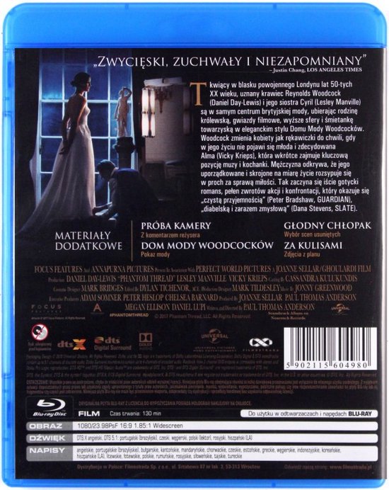 Phantom Thread [Blu-Ray] (Blu-ray), Lesley Manville | Dvd's | bol