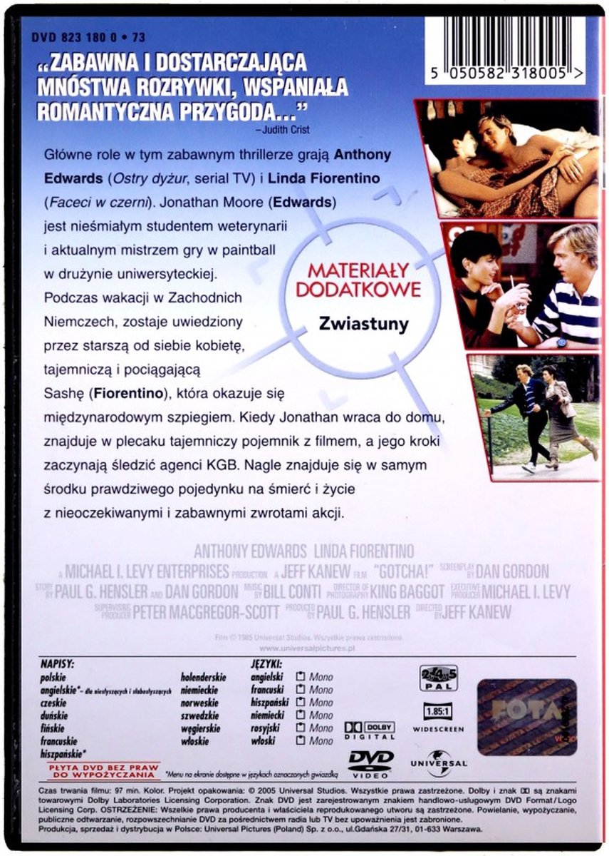 Gotcha! [DVD] (Dvd), Linda Fiorentino | Dvd's | bol.com