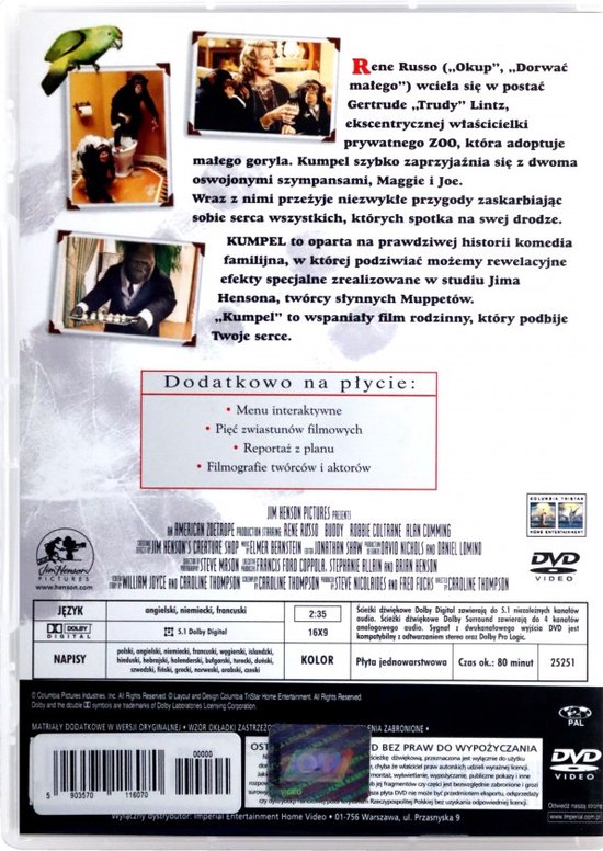 Buddy [DVD] (Dvd), Rene Russo | Dvd's | bol