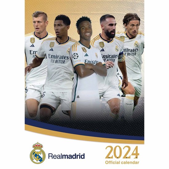 Real Madrid Kalender 2024 A3 | bol