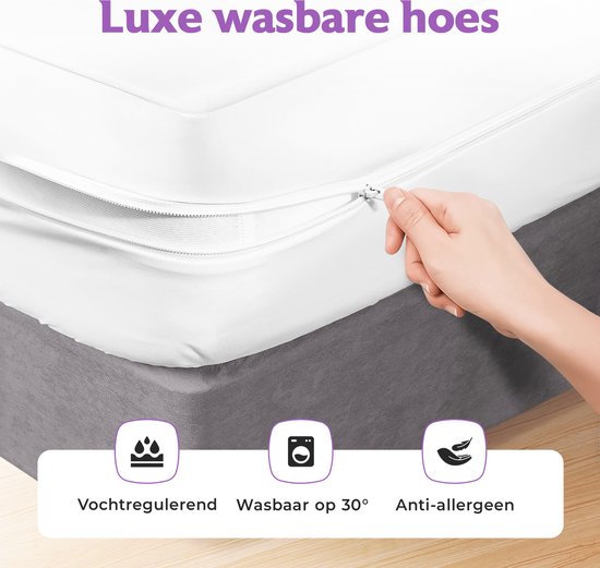 Densi Matras - 120x200 - 14cm dik - 7 zones - Koudschuim - Afritsbare ...