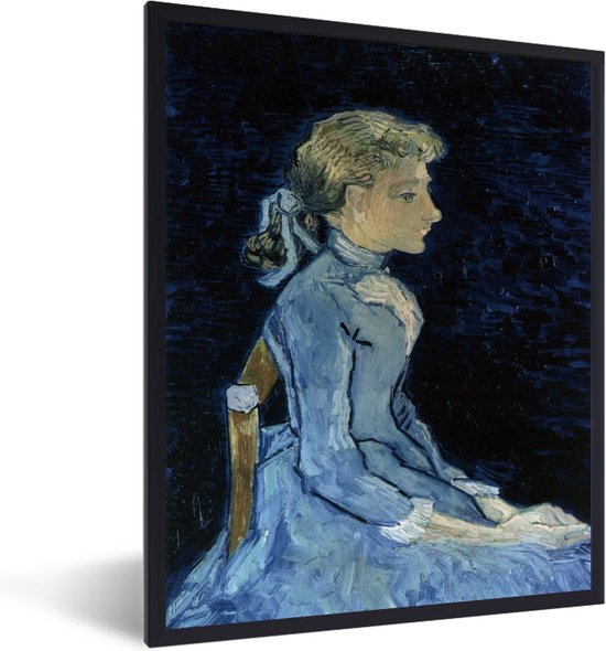 Fotolijst incl. Poster - Portret van Adeline Ravoux - Vincent van Gogh ...