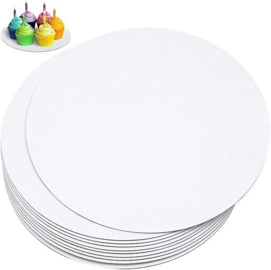 Cake Boards Rond - Taart Karton - Taart Presenteren - Anti-olie Coating ...