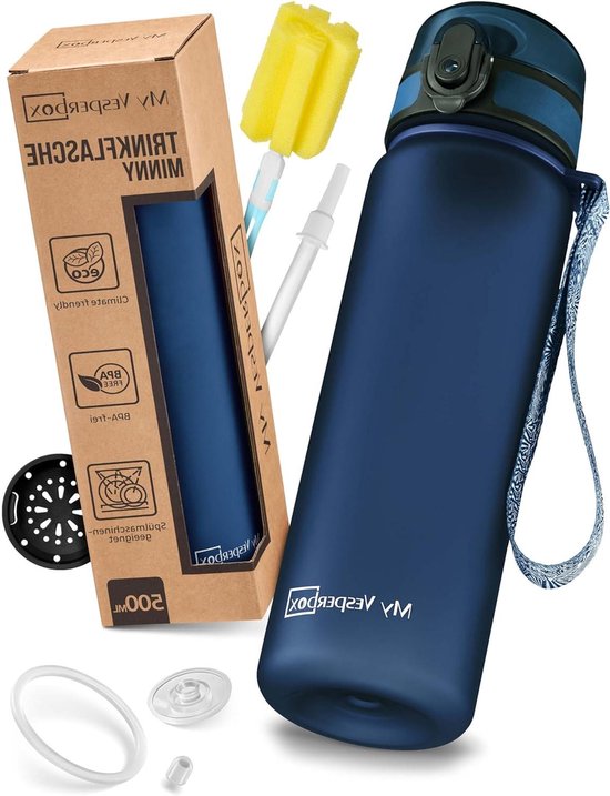 Kinderdrinkfles - Waterfles Sportfles - Hydratatie Onderweg - Lekvrij ...