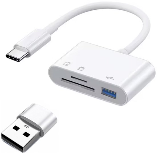 CHPN - Kaartlezer - Card reader - USB-C kaartlezer - Kaart lezer - USB ...