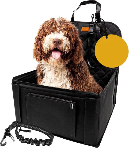 Hondenmand Auto - Autostoel Hond - Automand Hond - Zwart | bol