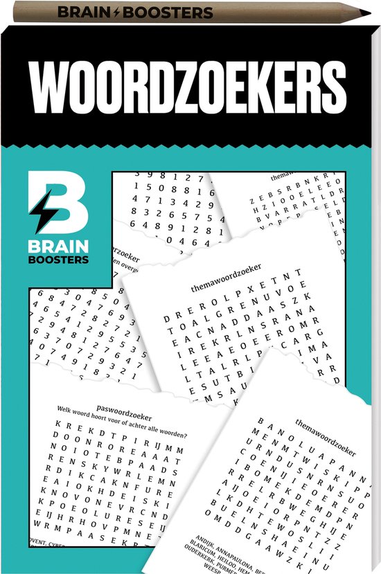 Brainbooster puzzelboek - Woordzoekers | bol