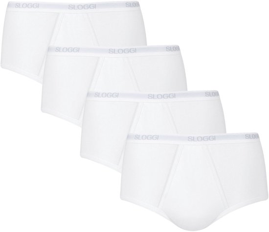 Sloggi men Basic maxi wit 4-pack = 3+1 gratis | bol